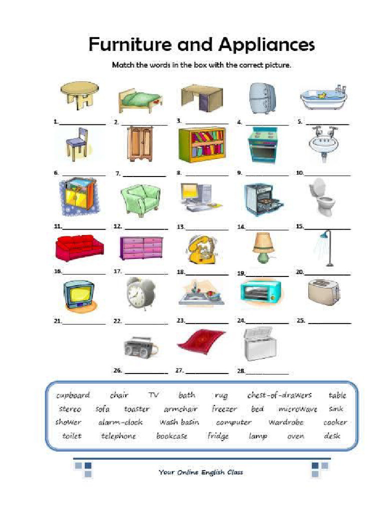 ESL Furniture and Appliances | PDF