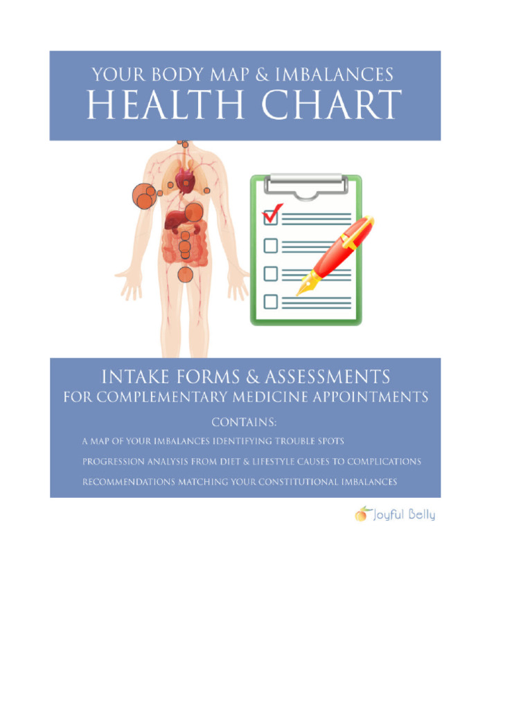 My Body Map Health Chart | PDF | Ayurveda | Taste