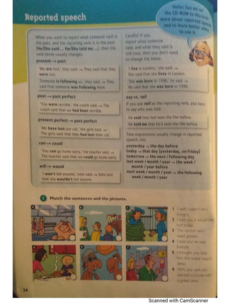 Reported Speech | PDF