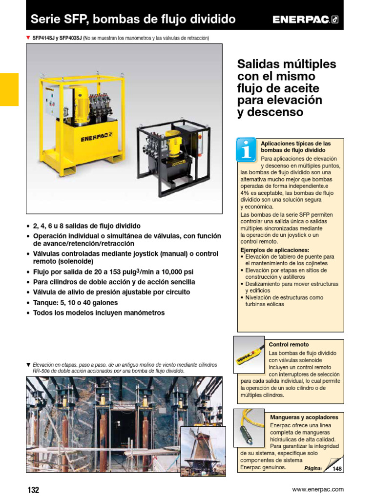 SFP-Series Split-Flow Pumps ES-LA | PDF | Bomba | Bienes manufacturados