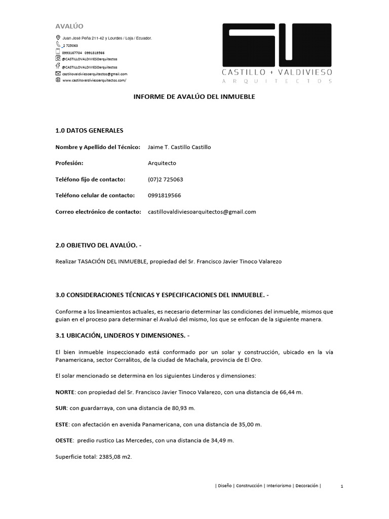 Avaluo Signed | PDF | Hormigón | Materiales