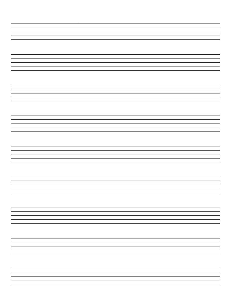 Hoja Pentagrama Vertical | PDF