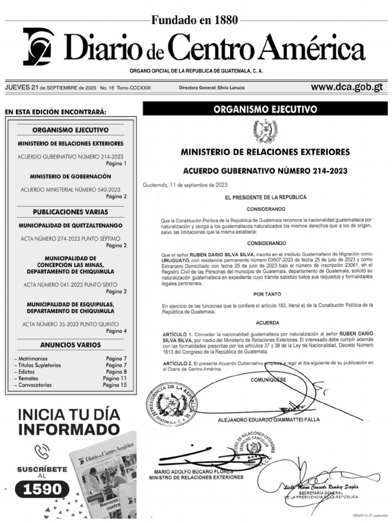 Documento Del Dia PDF | PDF