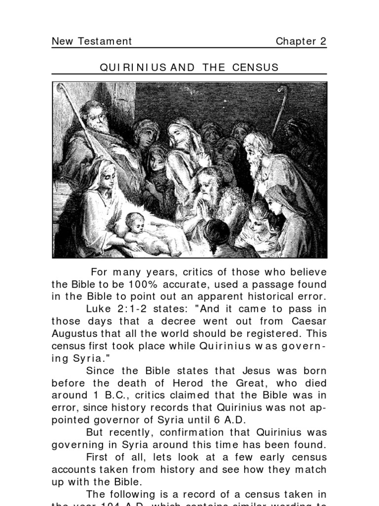 Quirinius | PDF | Augustus | Religious Texts