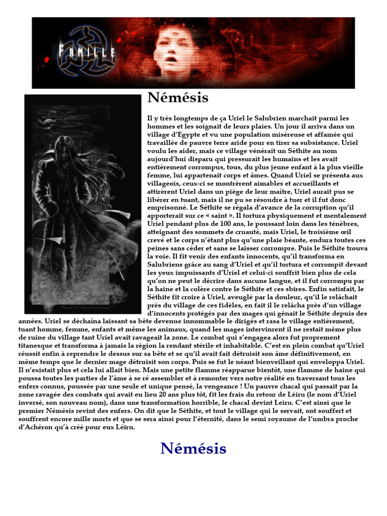 Némésis | PDF | Vampires