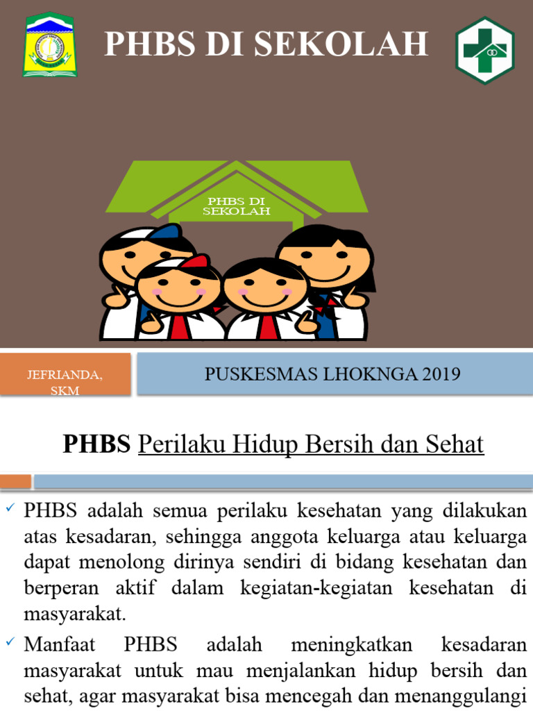 PHBS Sekolah | PDF | Pengembangan Diri | Kesehatan Holistik