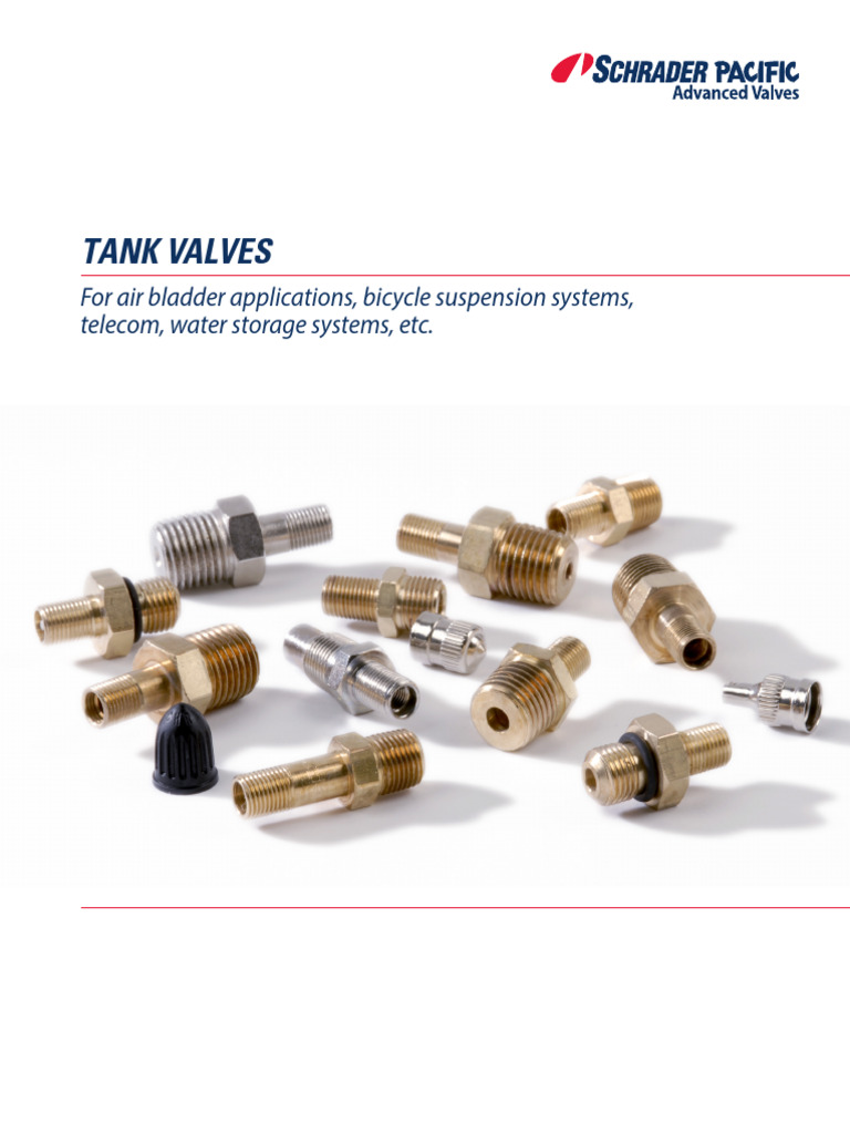 Schrader Tank-Valves | PDF | Pipe (Fluid Conveyance) | Valve