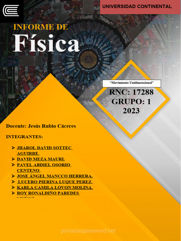 Reporte De Laboratorio Fisica 1 Pdf Aceleración Velocidad