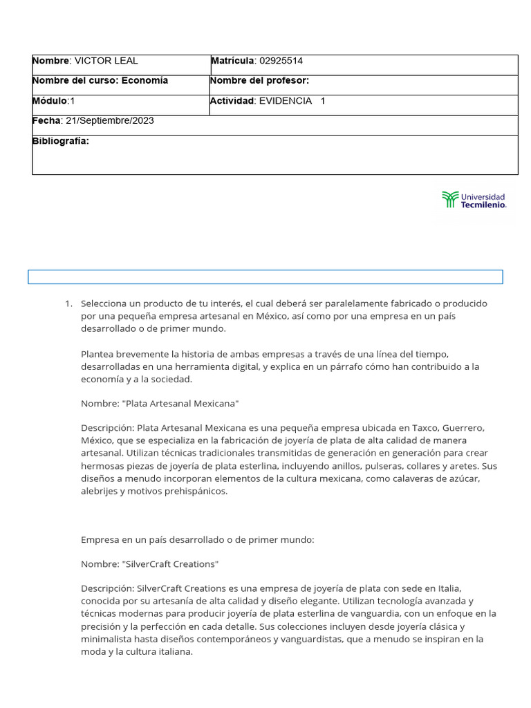Evi 1 Economia | PDF | Mercado (economía) | Business