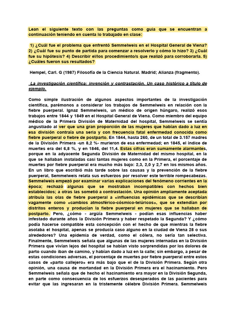 La Investigación Científica Invención y Contrastación. Un Caso Histórico A Título de Ejemplo ...