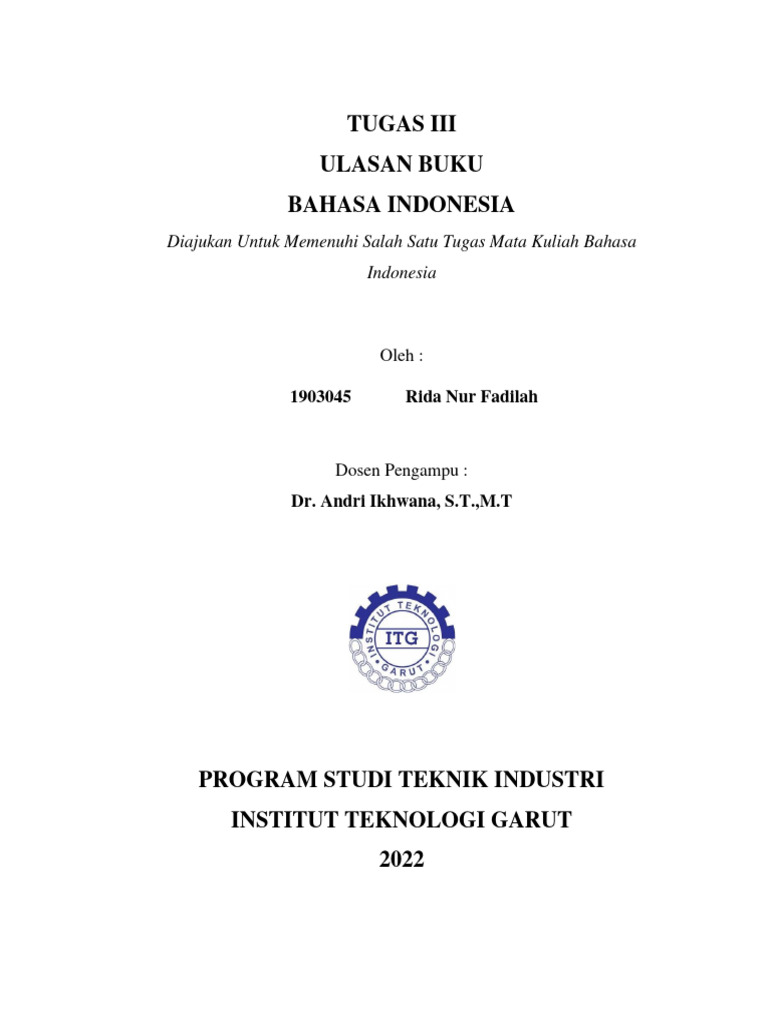 (1903045) - Rida Nur Fadilah - Tugas3 | PDF