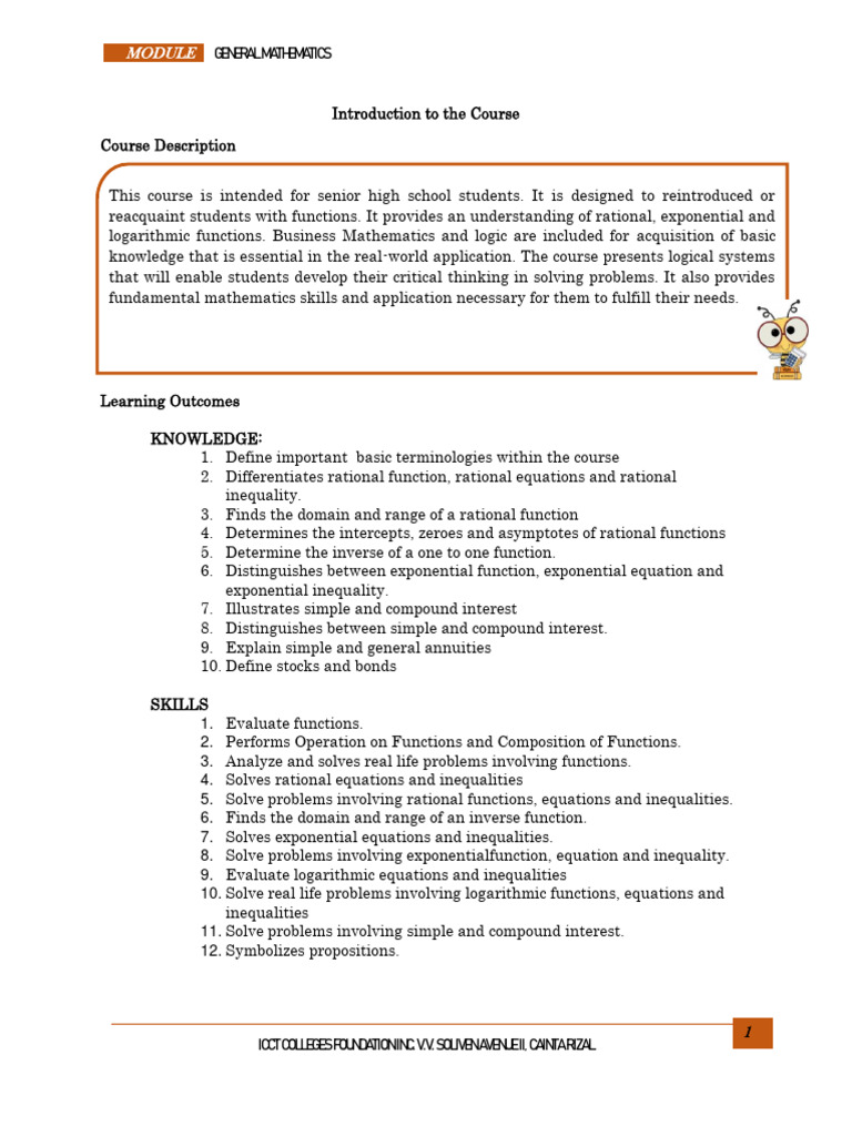 Chapter 1 Functions | PDF Chapter 1 Functions | PDF