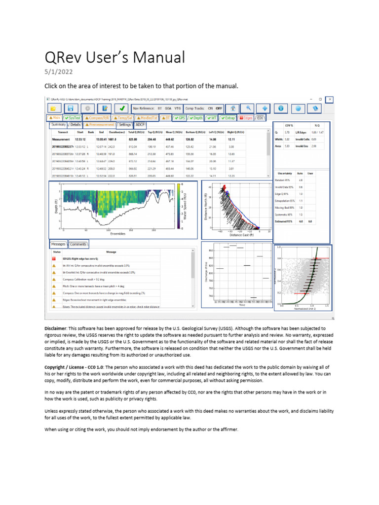 Manual Do Usuário Do QRev | PDF