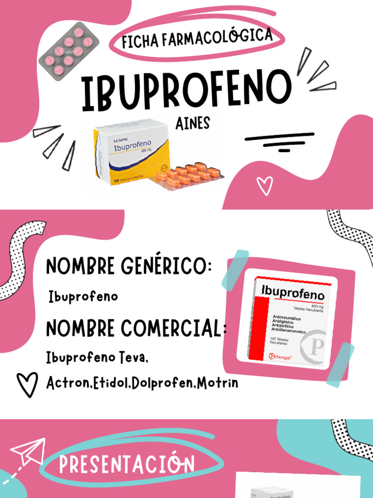 Ibuprofen o | PDF | Droga anti-inflamatoria libre de esteroides | Medicina