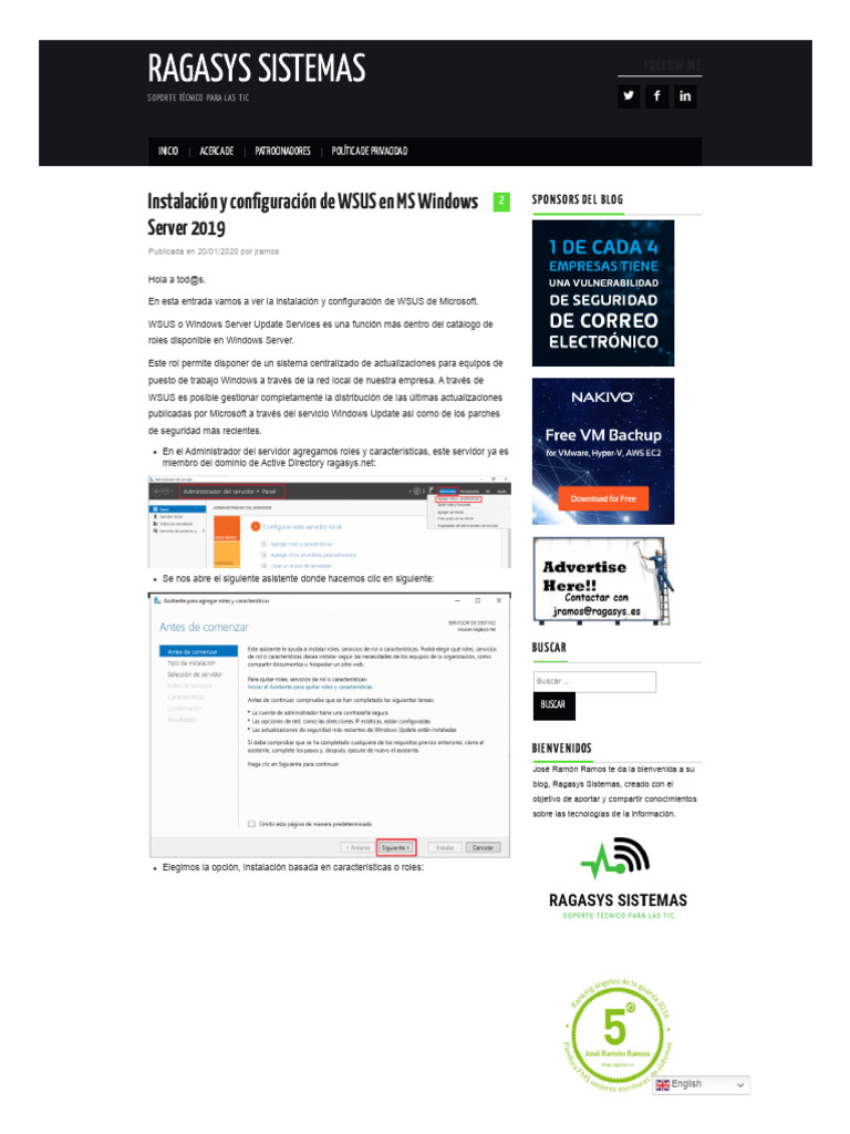 Instalacion y Configuracion de Wsus en Ms Windows Server 2019 | PDF | Microsoft Azure ...