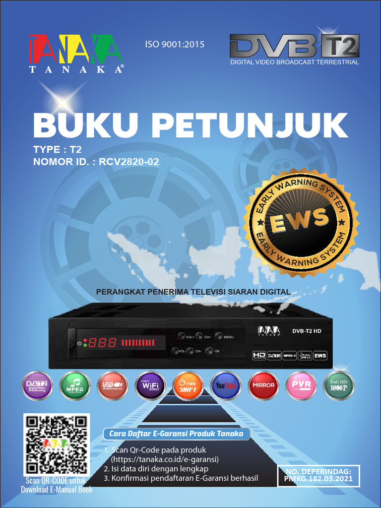 Manual Book STB Tanaka T2 Plastik | PDF