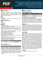 Ficha Tecnica Repemax Capa Fina (Intaco) - 1 | PDF | Hormigón | Pintar