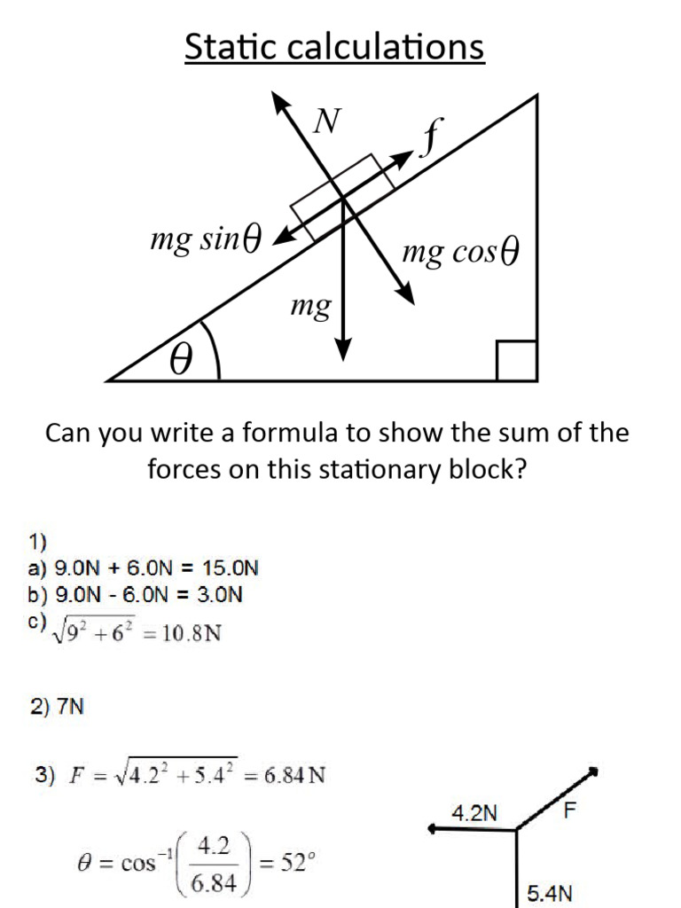 6.7 Static Calculations | PDF