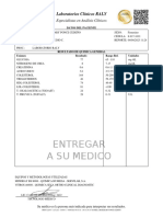 Precios de Exámenes en Laboratorio Raly | PDF | Química | Nutrición