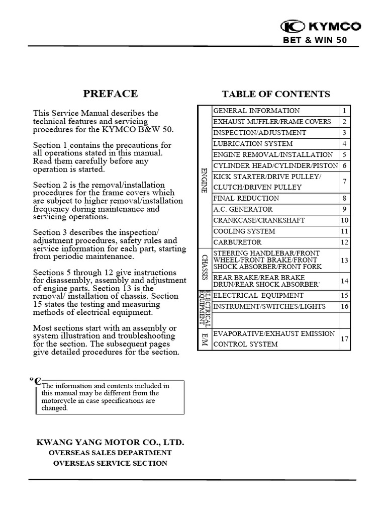 BW 50-Cap 00 (Prefazione) Asdsfafasf | PDF | Engines | Manual Transmission