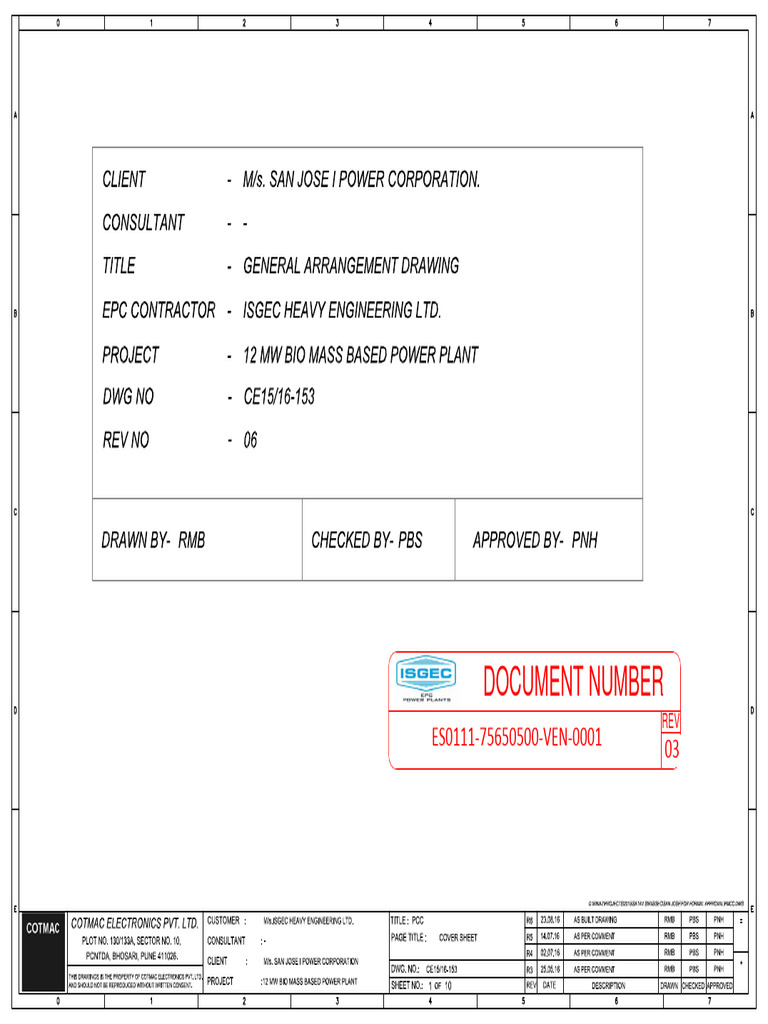 PCC Incomer Wiring Diagram | PDF | Manufactured Goods