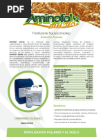Ficha Técnica TRICEL 20 Cosmocel (México) | PDF | Nutrientes | Agua