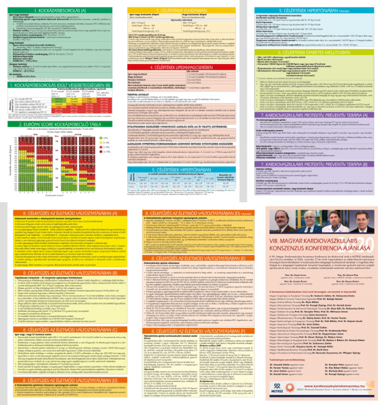 Kardio Konszenzus 2020 Tablazat | PDF