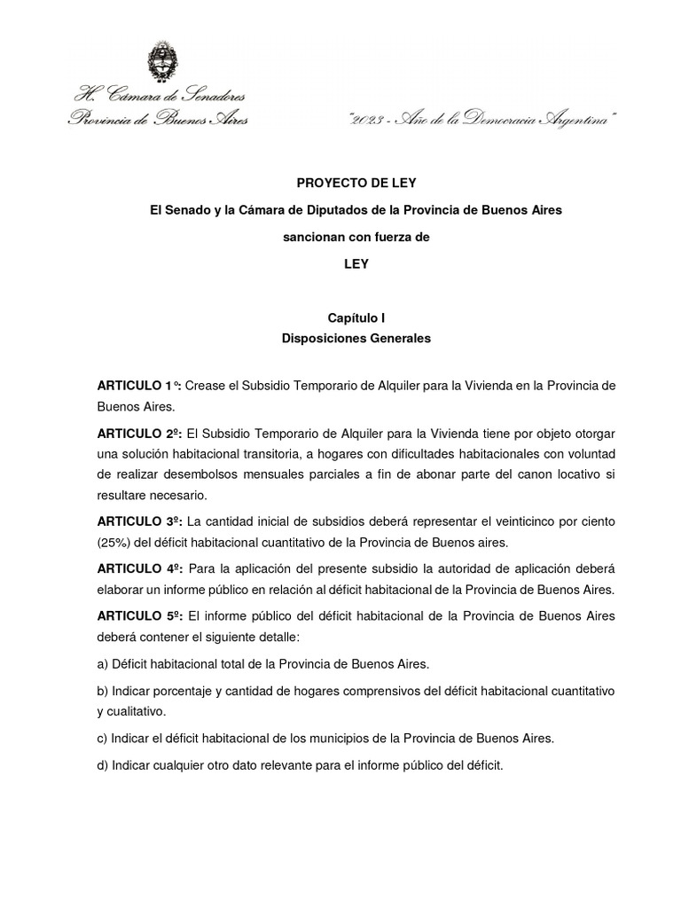 Subsidio Temporario de Alquiler en Buenos Aires | PDF | Buenos Aires ...