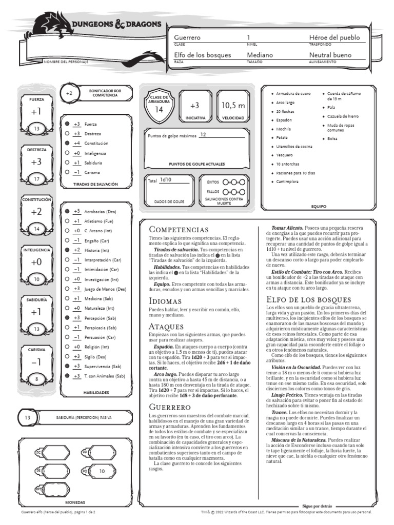 DND Encounter Drownedsailors ES | PDF | Duendes
