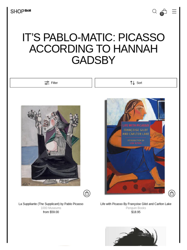 It's Pablo-Matic - Picasso According To Hannah Gadsby - Brooklyn Museum ...