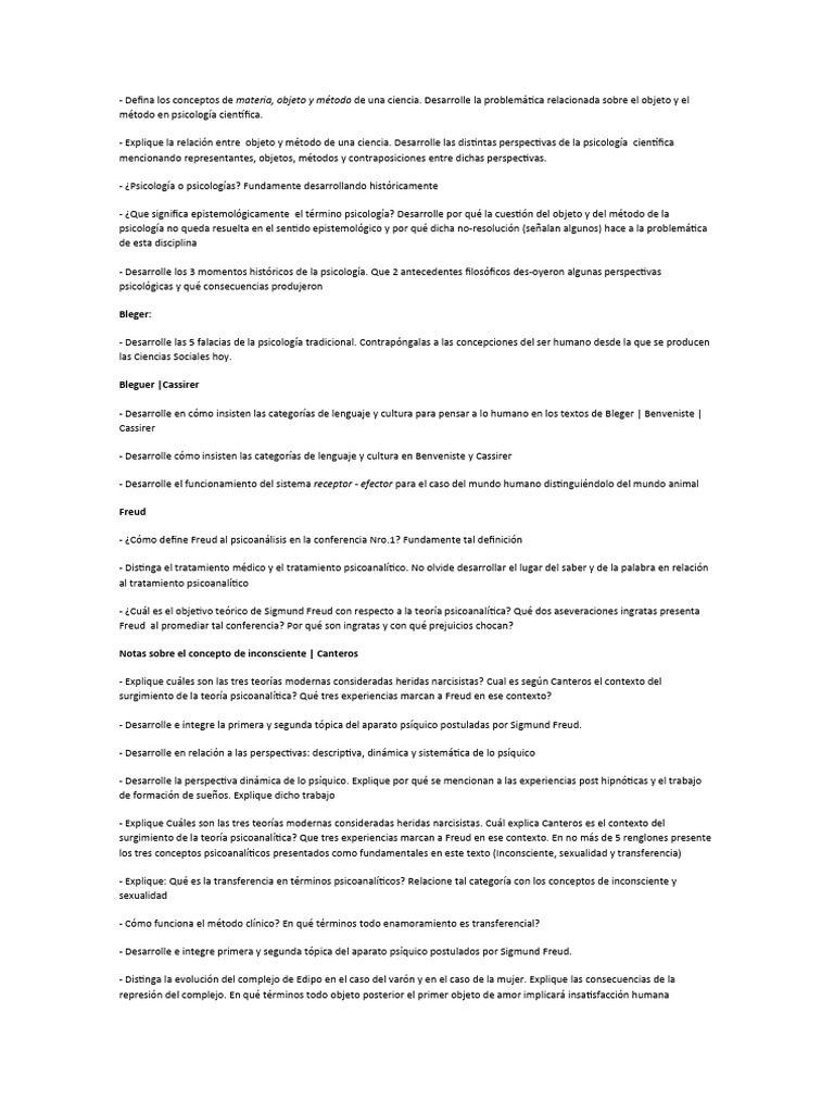 Base para TP Geo | PDF | Psicoanálisis | Sicología