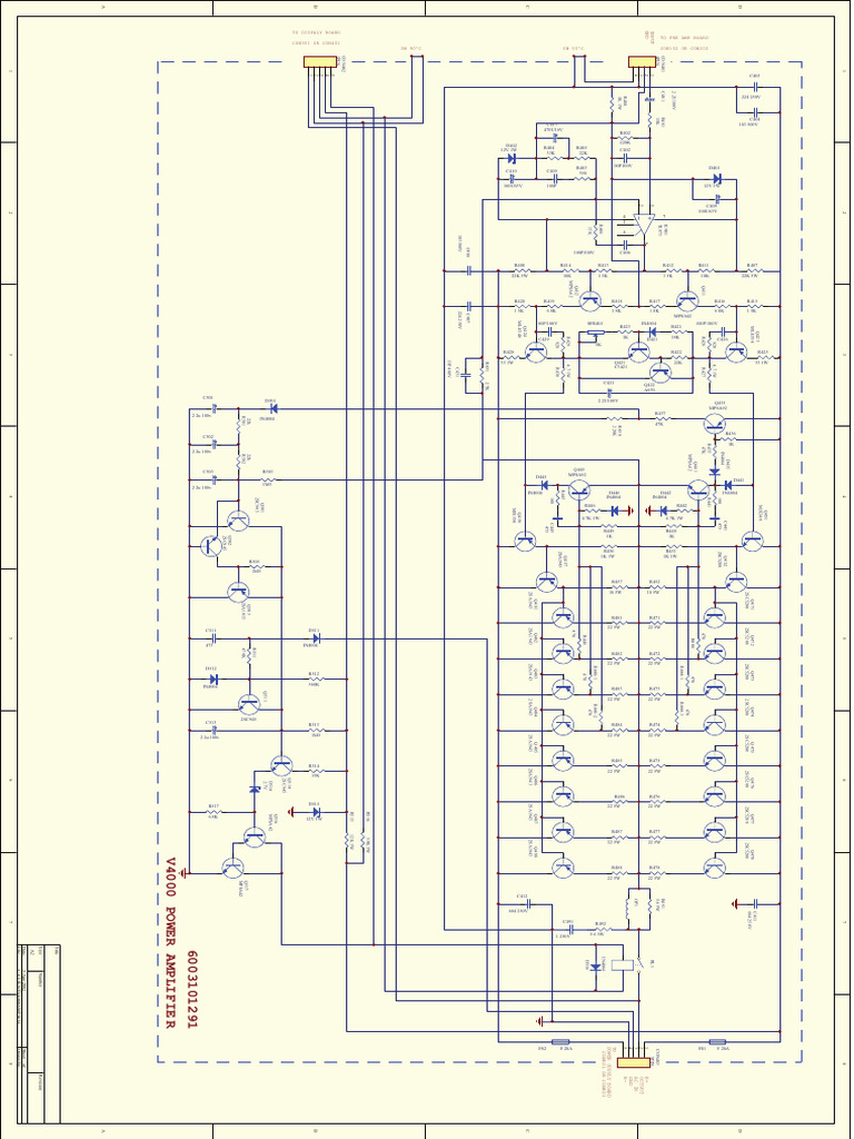 American Audio V4000 Plus Schematic | PDF | Electronics | Analog Circuits