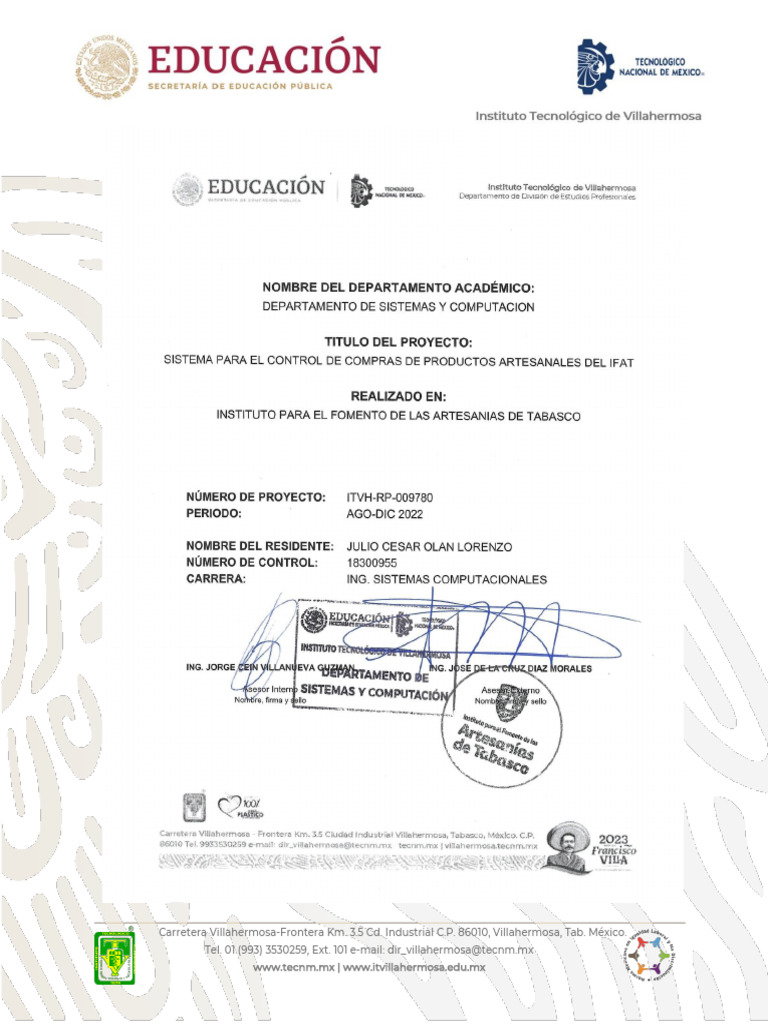 Reporte Residencia Profesional | PDF | Script Java | Mi sql