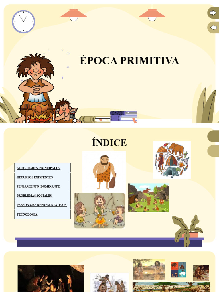Etapa Primitiva | PDF | Herramientas | Cazador recolector