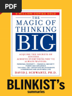 Summary of The Magic of Thinking Big | PDF | Thought | Mind