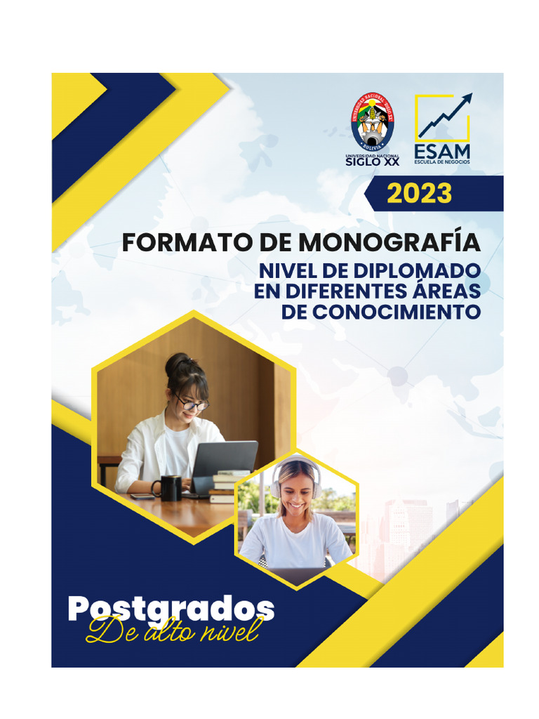 Formato de Monografía Diplomado | PDF | Teoría | Metodología