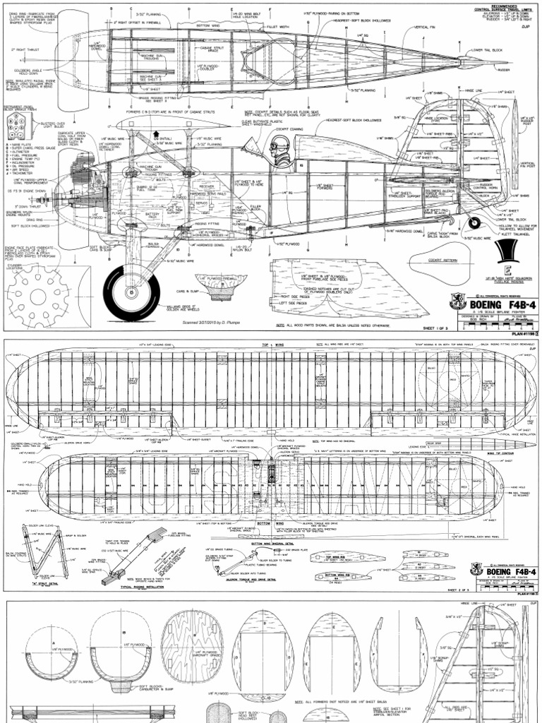 Boeing F4B-4 Plan 1198 | PDF