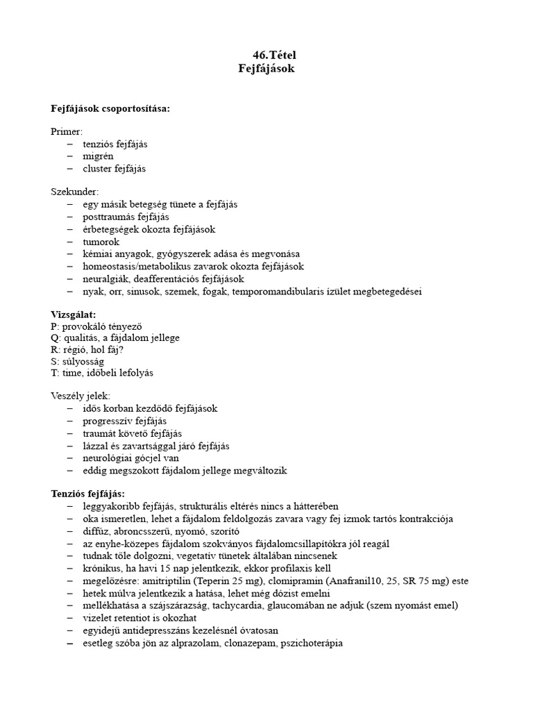 Tétel | PDF