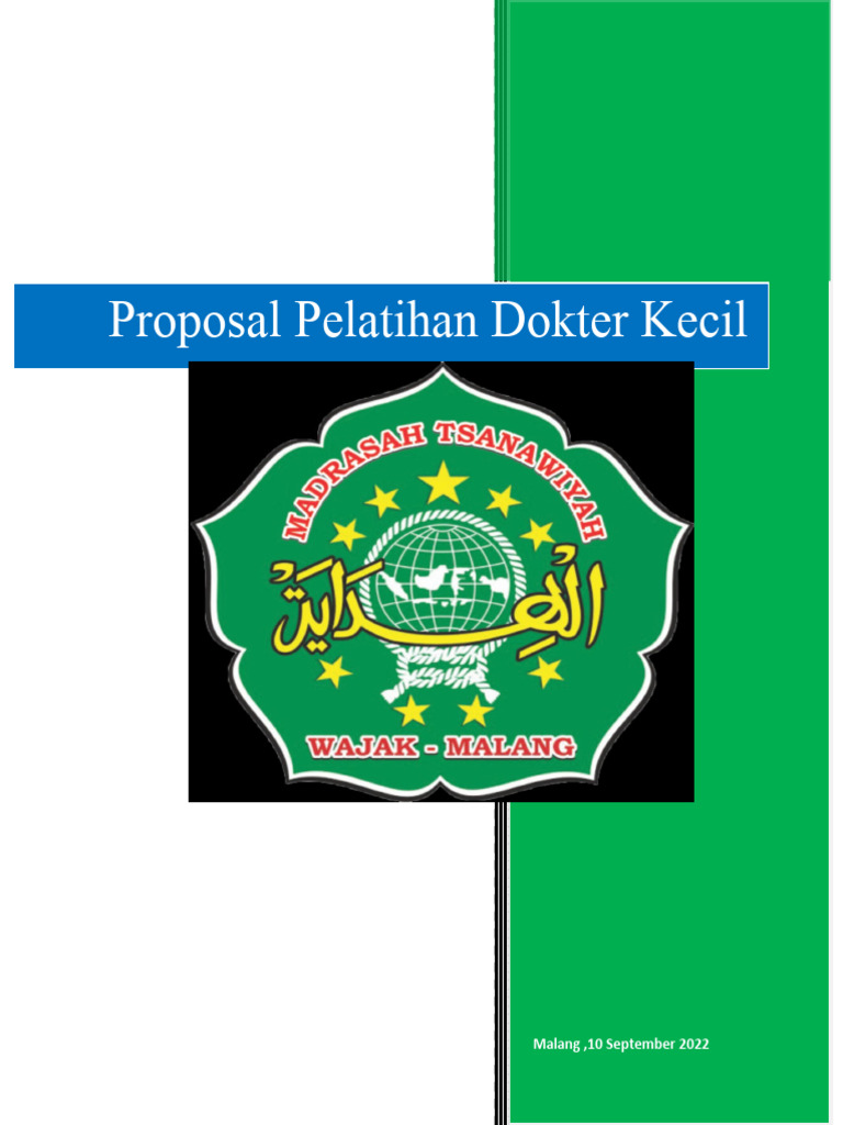 PROPOSAL DOKTER KECIL MTs AL HIDAYAH 2022 | PDF