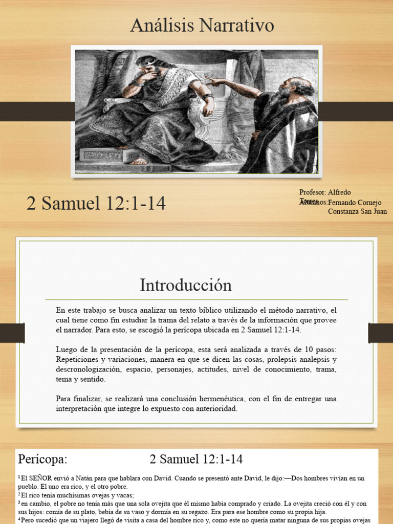 Ejemplo Análisis Narrativo | PDF