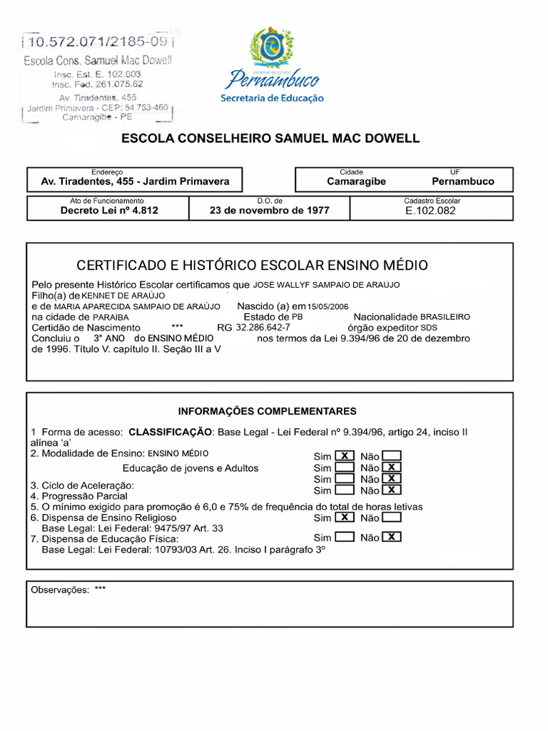 Ficha 19 Completa. | PDF