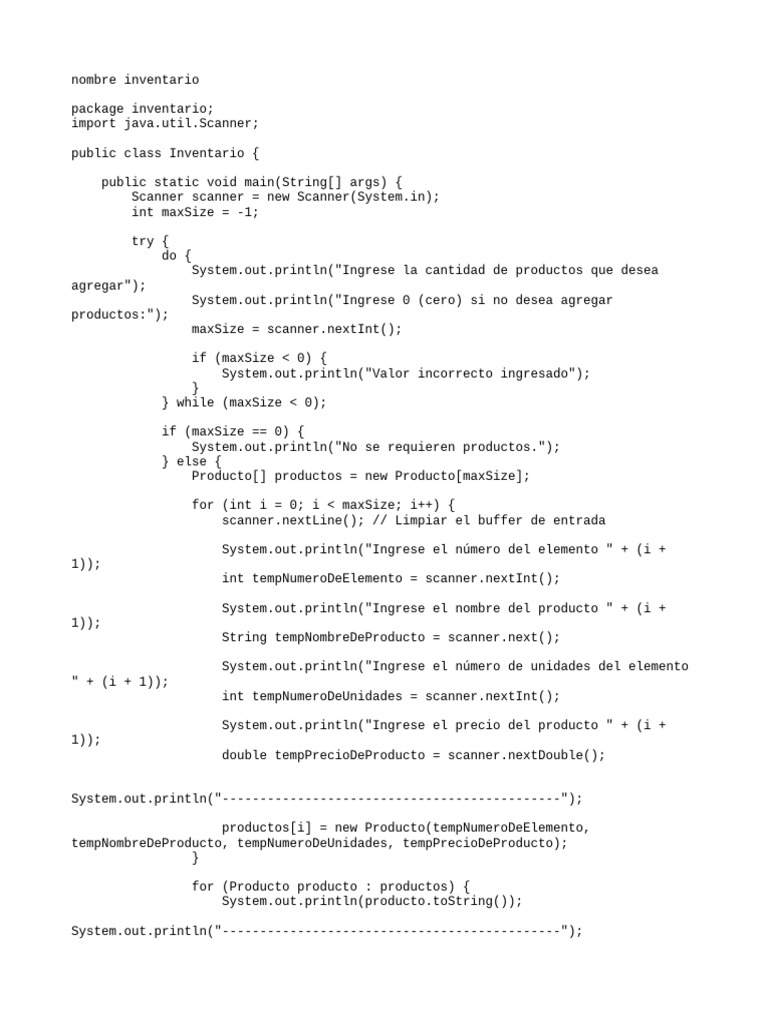 Proyecto 6 Java | PDF