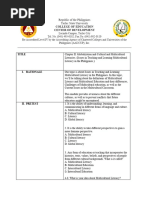 Parts of The Modules | PDF | Educational Assessment | Learning