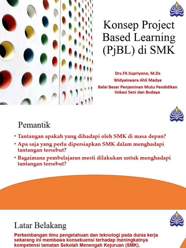Konsep Project Based Learning PJBL | PDF