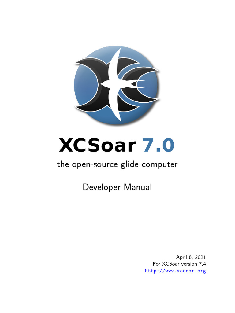 XCSoar Developer Manual | PDF | Variable (Computer Science) | Computer Engineering