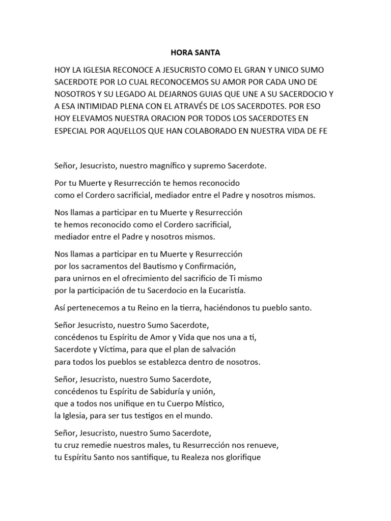 Cristo Sumo y Eterno Sacerdote | PDF | Sacerdote | Cristo (título)