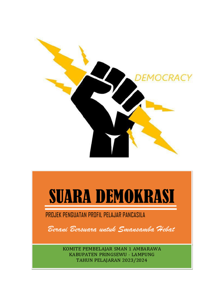 Modul Projek Suara Demokrasi | PDF
