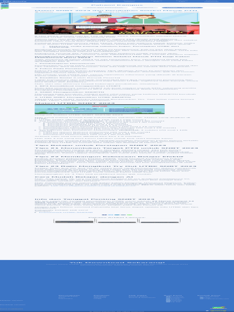 Materi SNBT 2023 Dan Perubahan Seleksi Masuk PTN - Pahamify Taklukkan ...