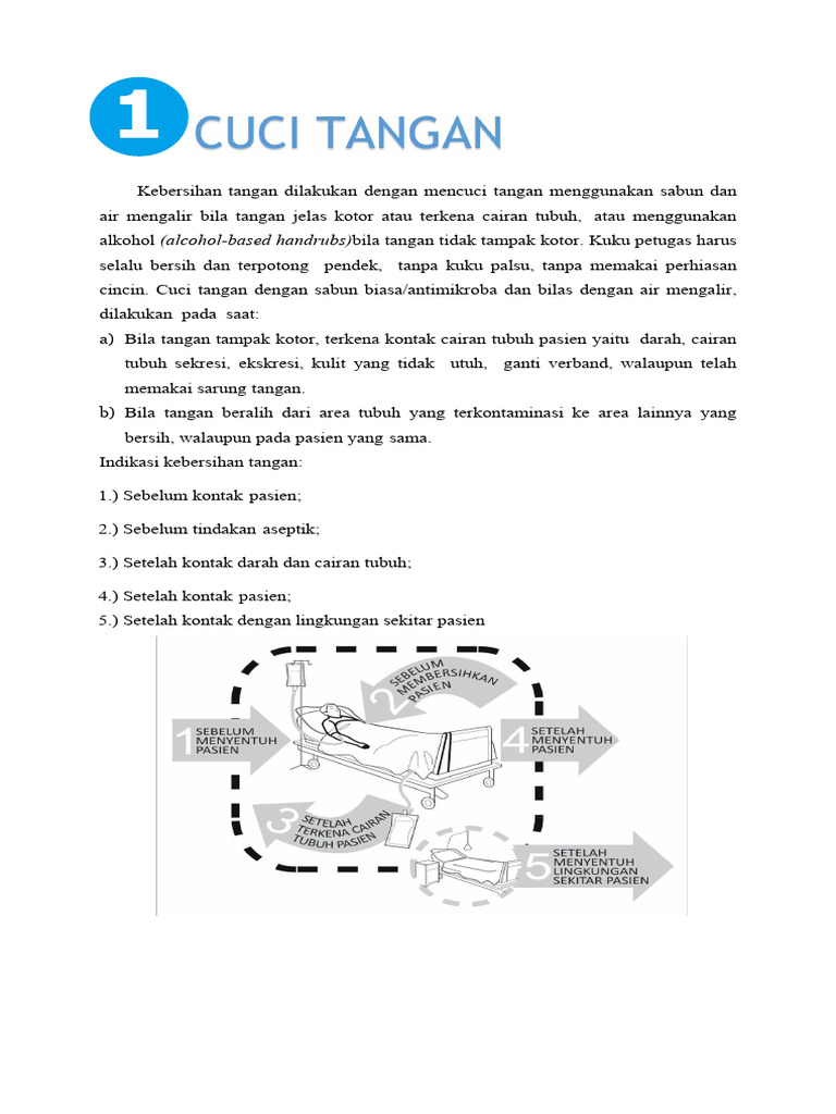 Cuci Tangan Dan Apd | PDF
