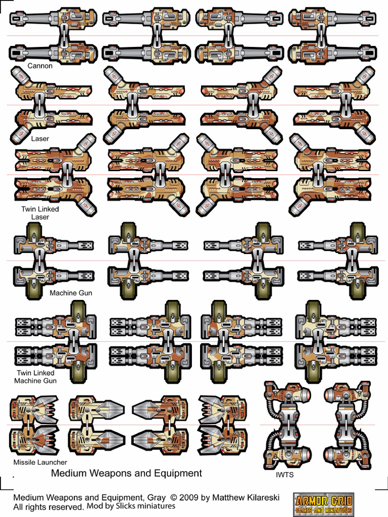 Desert Medium Weapons | PDF
